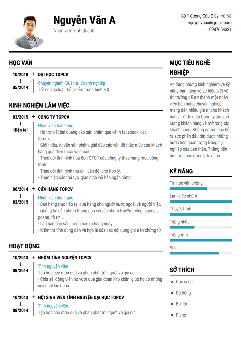 10 KỸ NĂNG CẦN BIẾT KHI VIẾT CV VÀ TRẢ LỜI PHỎNG VẤN
